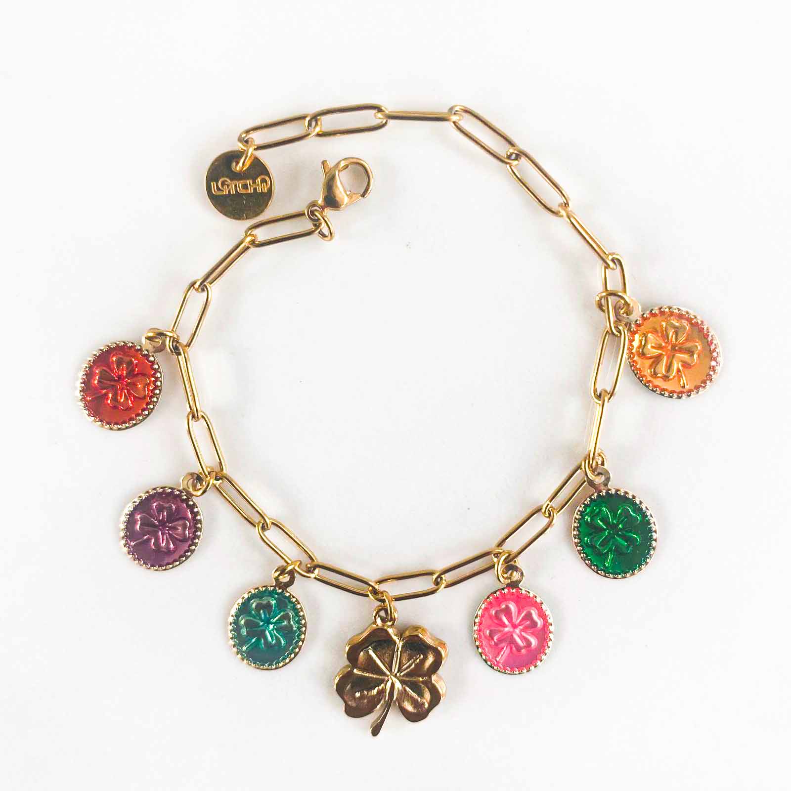 Bracelet Lucky Trèfle – Litchi Bijoux