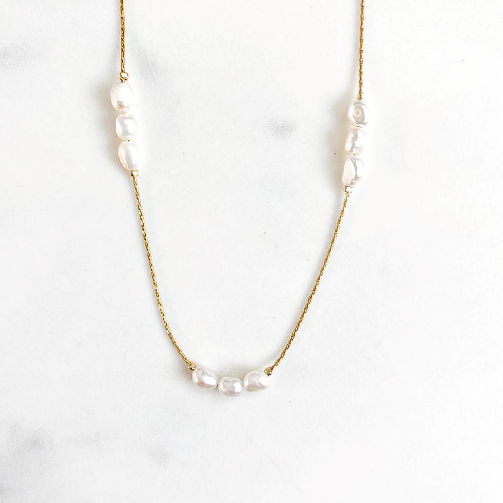 Collier Arielle ovales – Litchi Bijoux